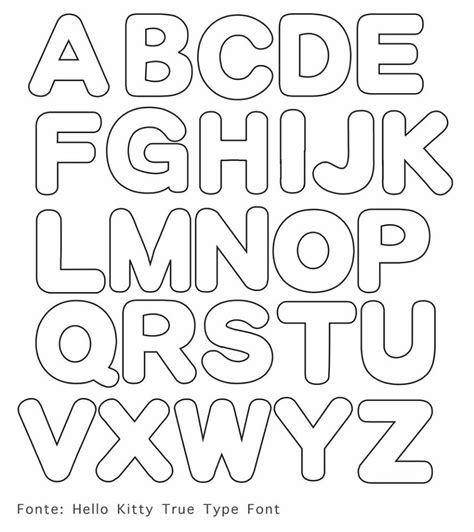 Letras De Molde Grandes Para Imprimir Braincp