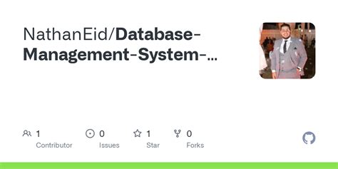 GitHub NathanEid Database Management System DBMS