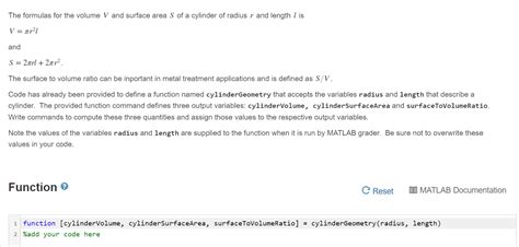 Solved The Formulas For The Volume V And Surface Area S Of A Chegg