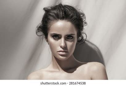 Fashion Outdoor Portrait Sexy Brunette Girl Stock Photo Shutterstock