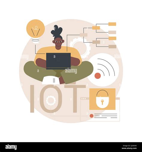 IoT Development Abstract Concept Vector Illustration Internet Of Things IoT Developer