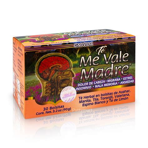 Me Vale Madre Tea X 30 Sachets Té Me Vale Madre X 30 Bolsitas