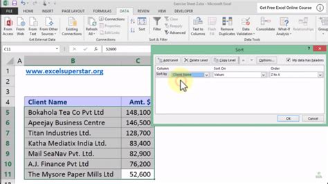 How To Sort Data A To Z Alphabetically In Excel Excel In Hindi
