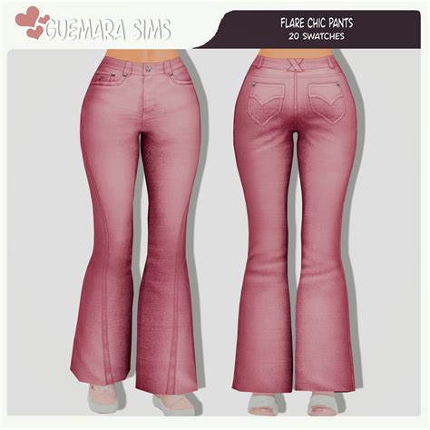 Flare Chic Pants Gallery The Sims 4 Create A Sim Curseforge