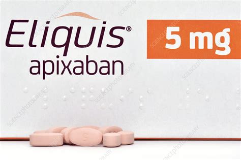 Apixaban Anticoagulant Drug Stock Image C047 0981 Science Photo Library