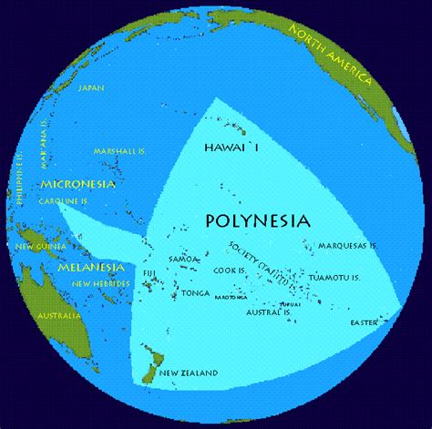 Polynesian Migration Map