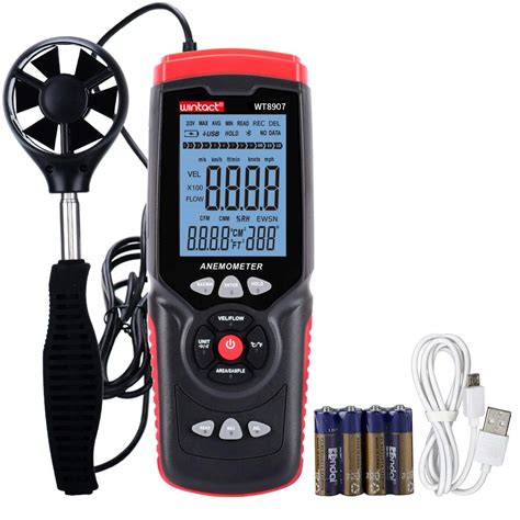 Wintact Digital Anemometer CFMCMM With Data Logger India Ubuy