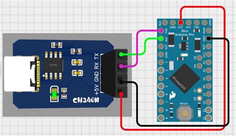 Arduino Serial Programmer Ch340n