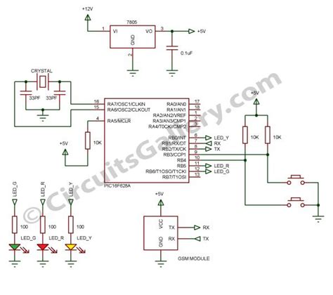 Arduino Sim300 Gsm Interface For Sms And Calls With Pic Mcu