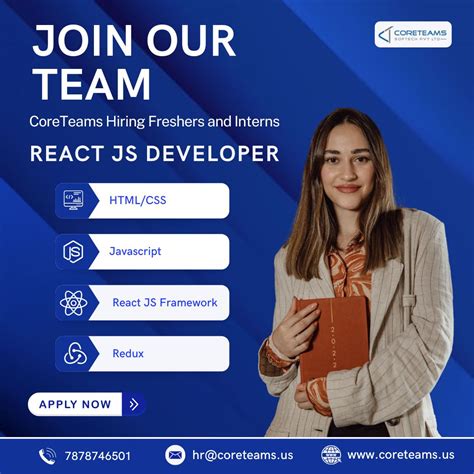 🚀 Were Hiring Reactjs Developer 🎯 Coreteams Softech Pvt Ltd