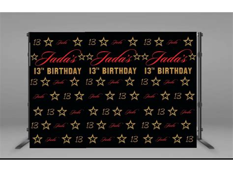 Customizable Step And Repeat Backdrop For Parties And Event S Photo Booth Etsy