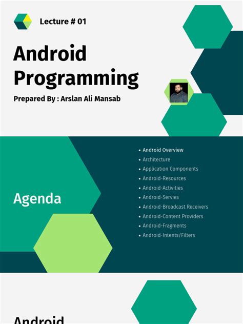 Lecture 01 Pdf Android Operating System Java Programming Language