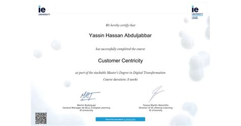 Yassin Hassan On Linkedin Stackable Program In Digital Transformation Ie University Yassin