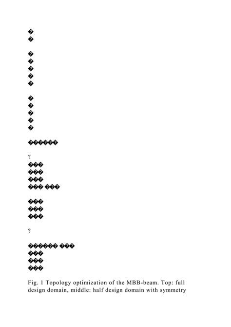 A 99 Line Topology Optimization Code By Ole Sigmund January Docx