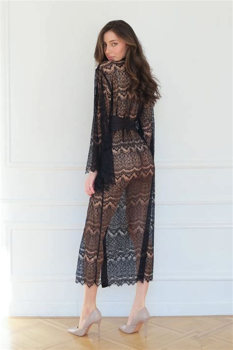 Sheer Robes See Through Robes Sheer Dressing Gowns Identity Lingerie