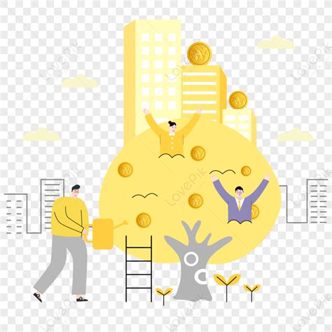 비 즈 니스 금융 노란색 기하학 적 팀워크 나무 일러스트 돈 일러스트 사람 일러스트 어린이 일러스트 음식 일러스트 캐릭터 일러스트 한국 일러스트 Png 일러스트 무료