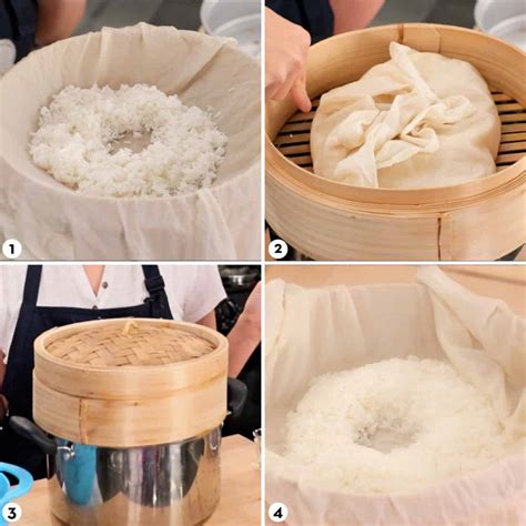 How To Cook Rice Bamboo Steamer