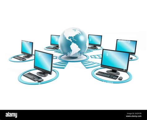 Computer Network Diagram Cut Out Stock Images And Pictures Alamy