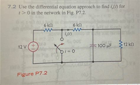 Solved 72 ﻿use The Differential Equation Approach To Find