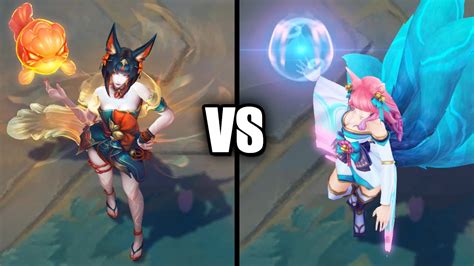 Spirit Blossom Springs After Hours Ahri Vs Spirit Blossom Ahri Skins