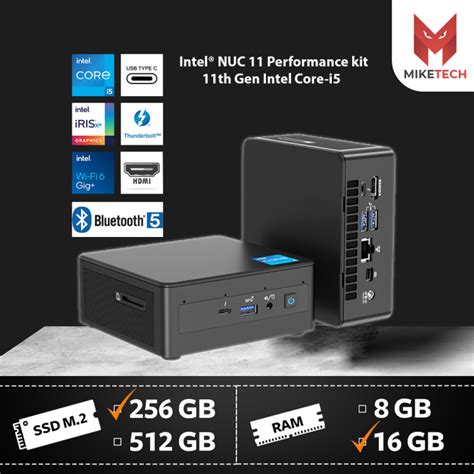 Intel Nuc Mini Pc Th Gen Core I Gb Ram Gb Nvme Ssd Windows Pro Support K K