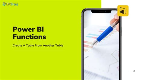 How To Create A Table From Another Table In Power Bi Epc Group Ai