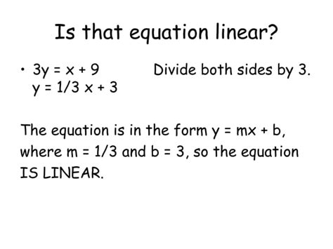 Pres Graphing Linear Equations Section 1 1 Ppt