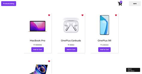 Addtocart Usecontext Codesandbox