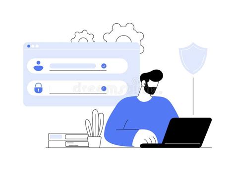 Create New Password Abstract Concept Vector Illustration Stock Vector Illustration Of Concept