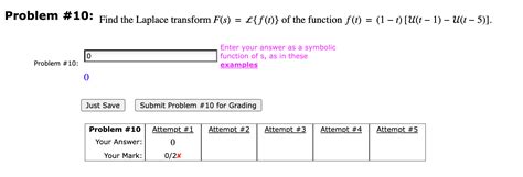 Problem Find The Laplace Transform Chegg Com