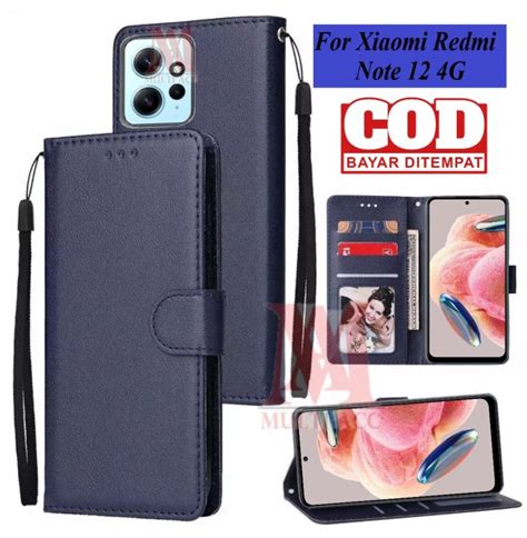 Xiaomi Redmi Note G Leather Flip Cover Wallet Case Kulit Casing Dompet Case Wallet Leather