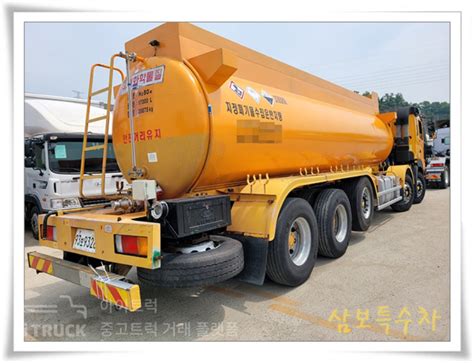 09년식 현대 트라고 340 25톤 탱크로리 수동
