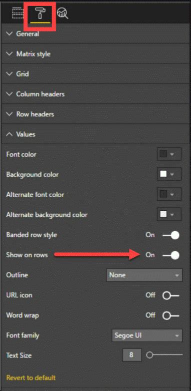 Matrix Visual Values Show On Rows Missing Afte Microsoft Fabric Community
