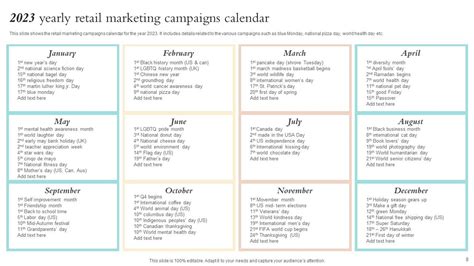 2023 Yearly Calendar Powerpoint Ppt Template Bundles Ppt Template