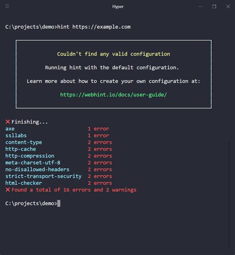 Webhint A Hinting Engine For The Web By Antón Molleda Webhint Medium