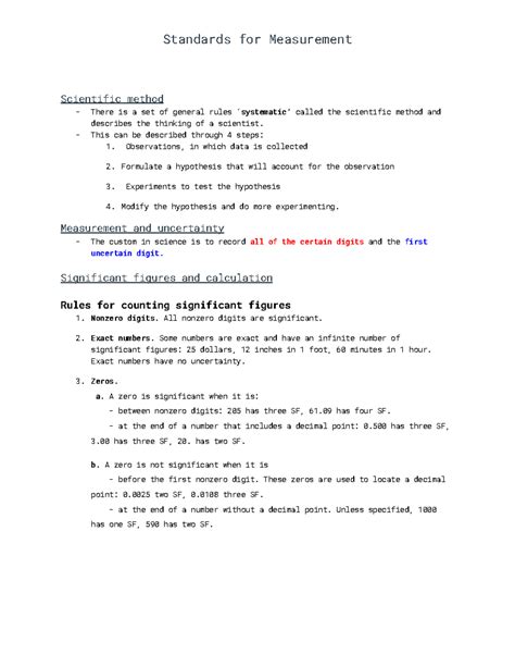 1001 Msc Week 1 Understanding Scientific Measurement Standards Studocu
