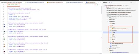 Blazor Theme Style Customization 5194 Support Abpio