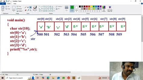 Strings Using Pointers In C Language Part 3 Youtube