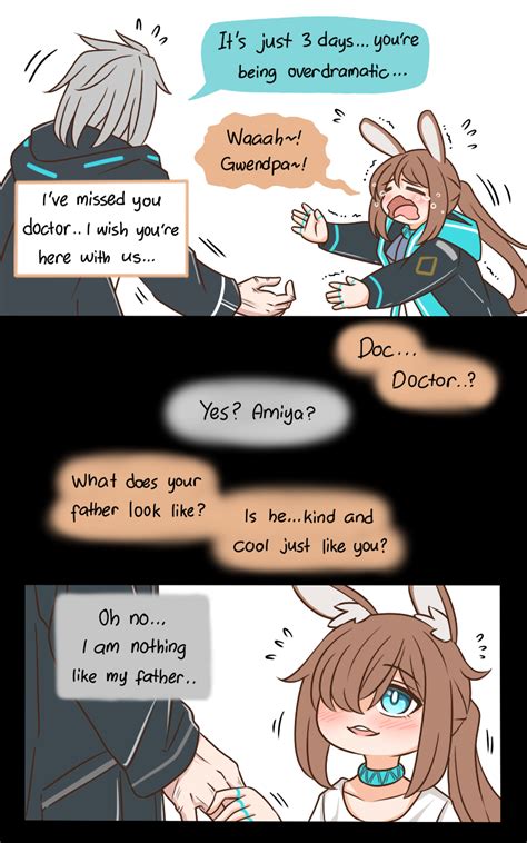 Amiya Doctor Male Doctor Old Man And Sin Arknights Drawn By Guin