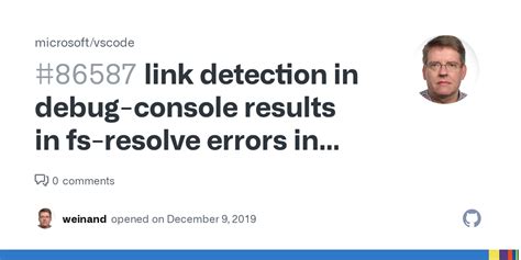 Link Detection In Debug Console Results In Fs Resolve Errors In Dev Tools · Issue 86587
