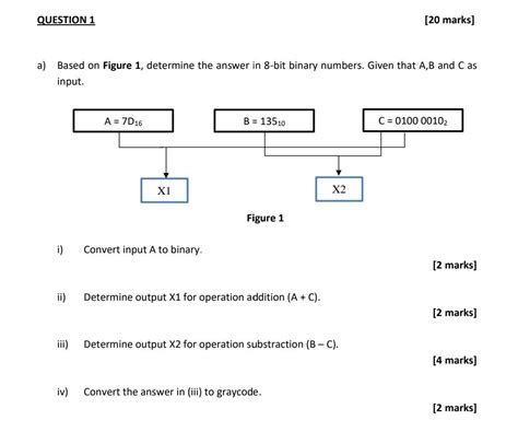 Solved QUESTION Marks A Based On Figure Determine Chegg