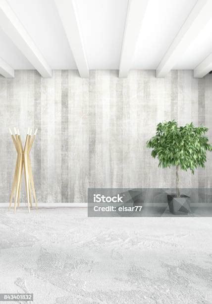 현대 로프트 인테리어 침실 또는 거실 공간 절충 주의 벽 3d 렌더링입니다 0명에 대한 스톡 사진 및 기타 이미지 0명 디지털 생성 이미지 러시아 Istock