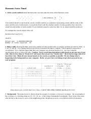 Optimizing Harmonic Series Calculation Timing Analysis Course Hero
