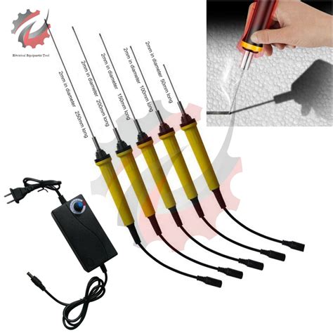 5 10 15 20 25cm 전문 발포 절단기 15w 전열펜식 폴리스티렌 절단기 휴대용 스티로폼 절단 도구