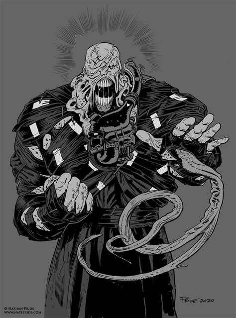 Nemesis Resident Evil Drawings