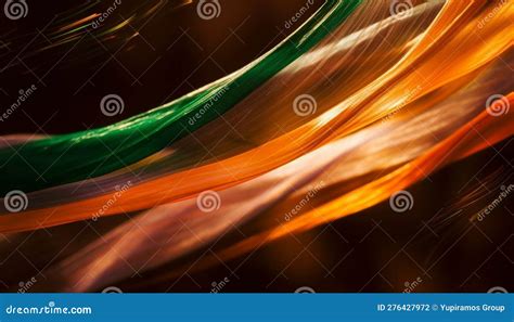 Vibrant Colors Flow In Abstract Wave Pattern Generated By Ai Stock Illustration Illustration
