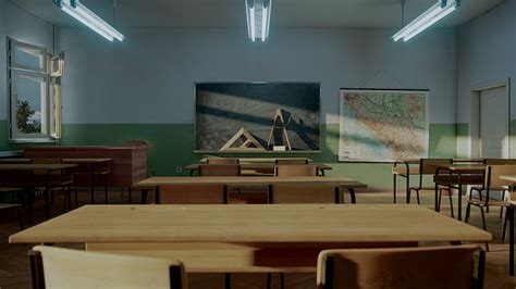 Classroom Cgi Unreal 5 On Behance