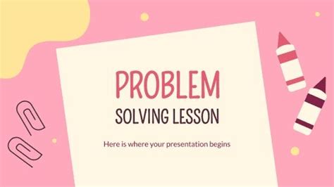 Problem Solving Lesson Google Slides PowerPoint Template