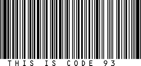 Example Code93 Barcode Example Code93 Barcode