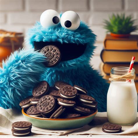 Cookie Monster Eats Oreo Cookies 3 By Mnwachukwu16 On Deviantart